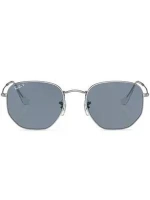Ray-ban Hexagonal Flat Sunglasses Silver