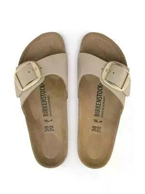 BIRKENSTOCK Madrid Big Buckle Slides - Neutrals