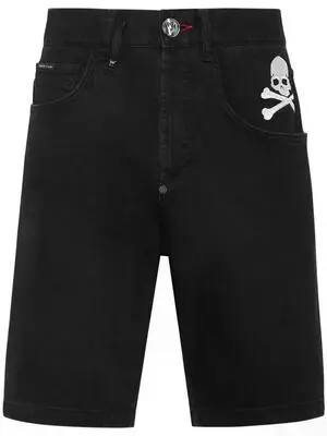 Philipp Plein Embroidered Shorts For Men
