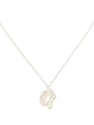 LOVENESS LEE Q Alphabet Pendant Necklace - Silver