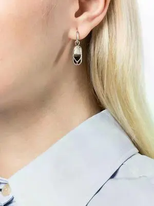 CAPSULE ELEVEN Capsule Onyx Hoop Earring