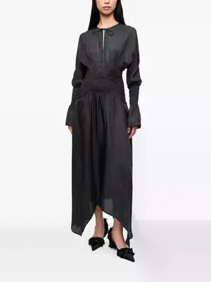 GANNI Smocked Dress