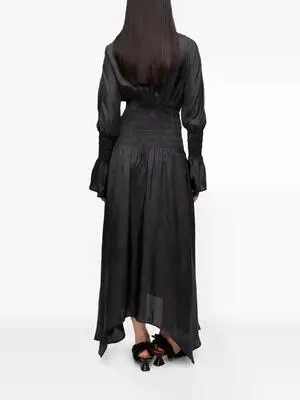 GANNI Smocked Dress