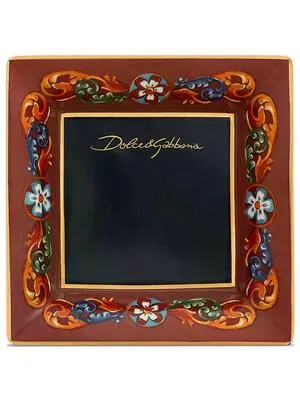Dolce & Gabbana Porcelain Trinket Tray - Red