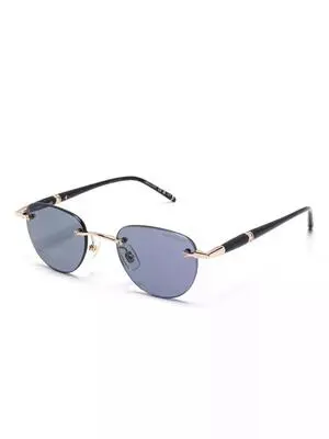 Montblanc Rimless Geometric-frame Sunglasses