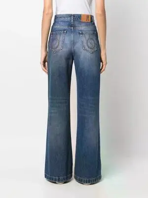 La DoubleJ High-waisted Flared Jeans