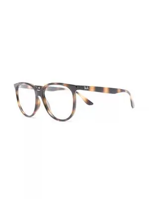 Ray-ban Logo-plaque Round Glasses