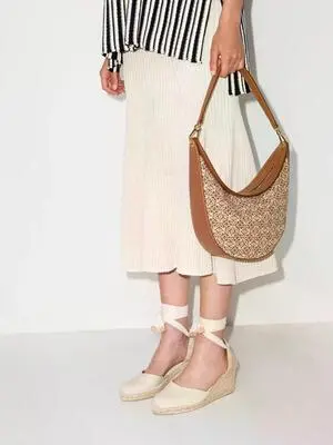CastaÑer Carina Lace-up Wedge Espadrilles