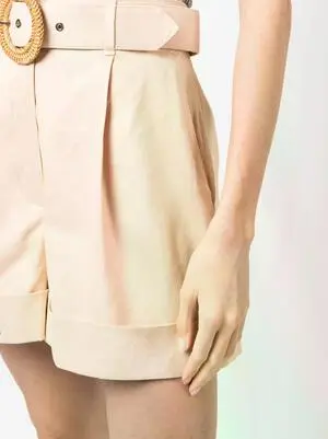Zimmermann Dancer Belted Tailored Shorts