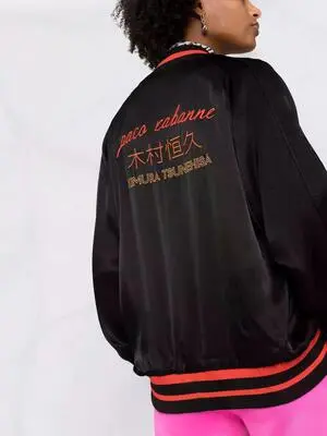 Rabanne Logo Patch Bomber Jacket