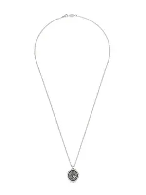 DOWER & HALL Hope Medallion Sterling Necklace
