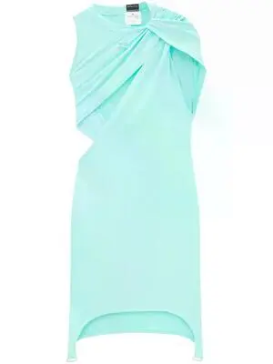 COURREGES Cut-out Gathered Mini Dress