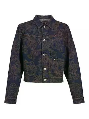 Kenzo X Verdy Embroidered Denim Jacket
