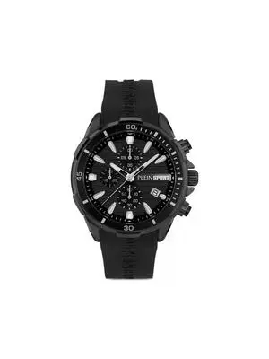 PLEIN SPORT Impact 46mm Chronograph Watch - Black