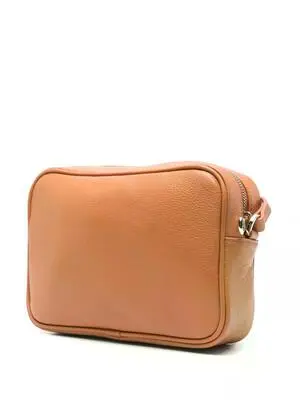 Patrizia Pepe Leather Crossbody Bag - Brown