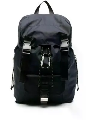 A.p.c. Logo-patch Treck Backpack - Blue