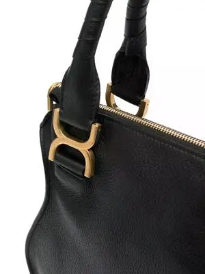 Chloé Small Marcie Leather Tote - Black