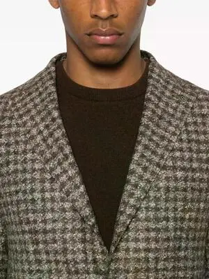Tagliatore Check-print Blazer - Brown