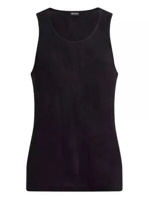 Zegna Scoop-neck Ribbed Tank Top