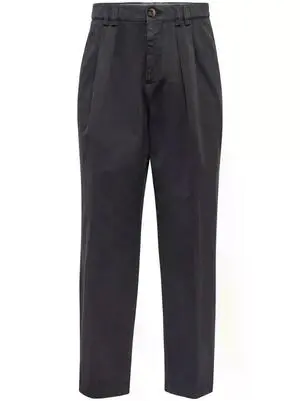 Brunello Cucinelli Pleated Cotton Trousers