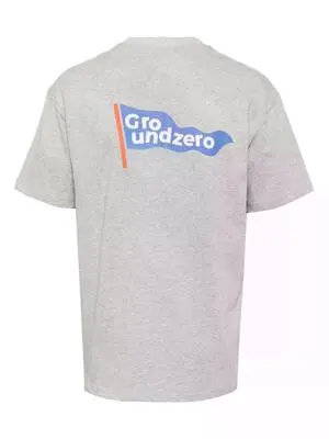 GROUND ZERO Logo-print Cotton T-shirt