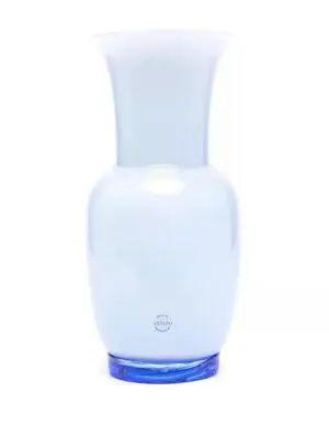 VENINI Opalino Gradient-effect Vase - Blue