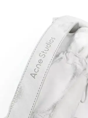 Acne Studios Multipocket Leather Tote Bag - White