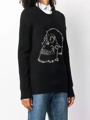 Philipp Plein Embellished Skull Jumper