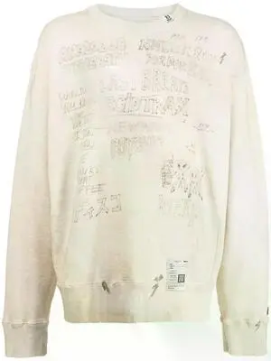 Mihara Yasuhiro Long Sleeve Sweatshirts Hoodies For Men