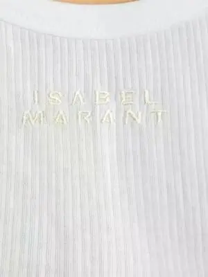 Isabel Marant Étoile Thea Logo-embroidered Vest - Grey