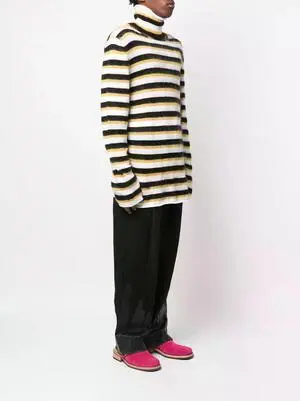 Marni Striped Roll-neck Jumper