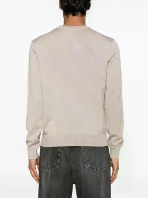 Maison Kitsuné Bold Fox Head Patch Sweater - Neutrals