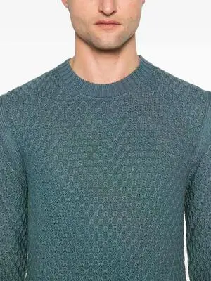 Canali Cotton Crew Neck Sweater