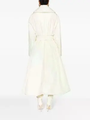 THE ROW Francine Tied-waist Coat - Neutrals