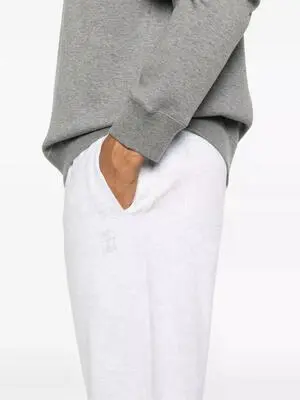 Brunello Cucinelli Logo-print Track Pants - Grey