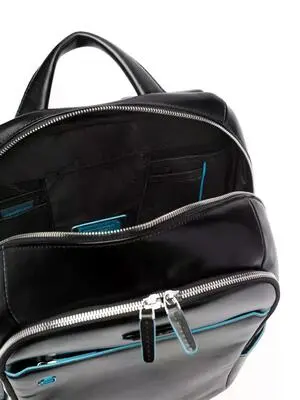 PIQUADRO Calf-leather Two-zip Backpack