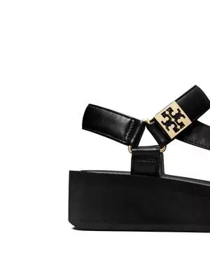Tory Burch Mellow Platform Sandals - Black