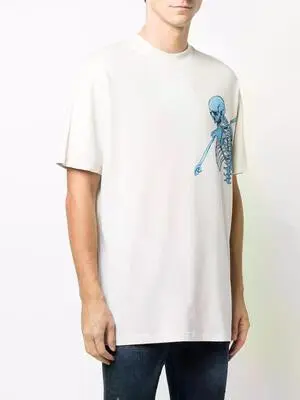 Philipp Plein Logo Crew-neck T-shirt - Neutrals