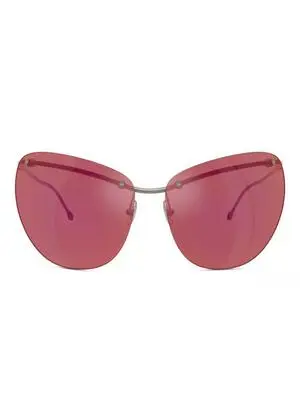 DIESEL® Oversized Sunglasses - Silver