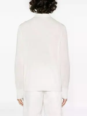 Eleventy Half-zip Wool Polo Shirt