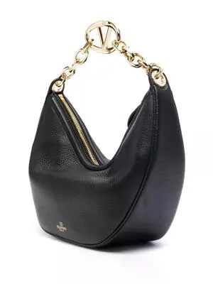 Valentino Garavani Vlogo Leather Bag - Black