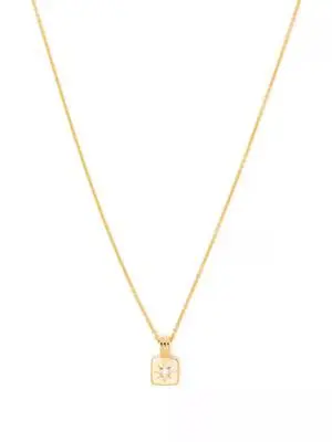 MISSOMA Mini Square Pendant Necklace - Gold
