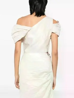 Maticevski Off-shoulder Corset Top