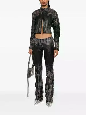 Acne Studios Faded-effect Flared Trousers