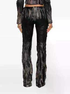 Acne Studios Faded-effect Flared Trousers