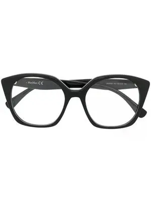 Max Mara Wayfarer-frame Optical Glasses - Black