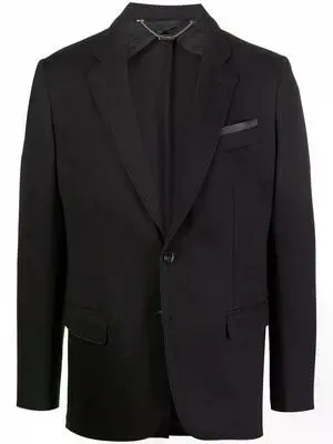 BILLIONAIRE Embossed-logo Single-breasted Blazer