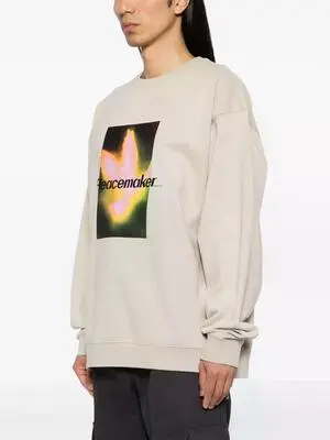 PEACEMAKER OAMC Bird-printed Sweatshirt - Neutrals