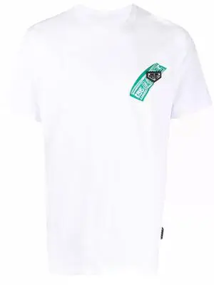 Philipp Plein Cheque-print Round-neck T-shirt