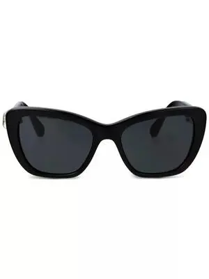 SWAROVSKI Cat-eye Crystal-embellished Sunglasses - Black